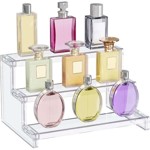 3 Tier Clear Display Riser Stand, Step Display Shelves, Tool- Assembly ...