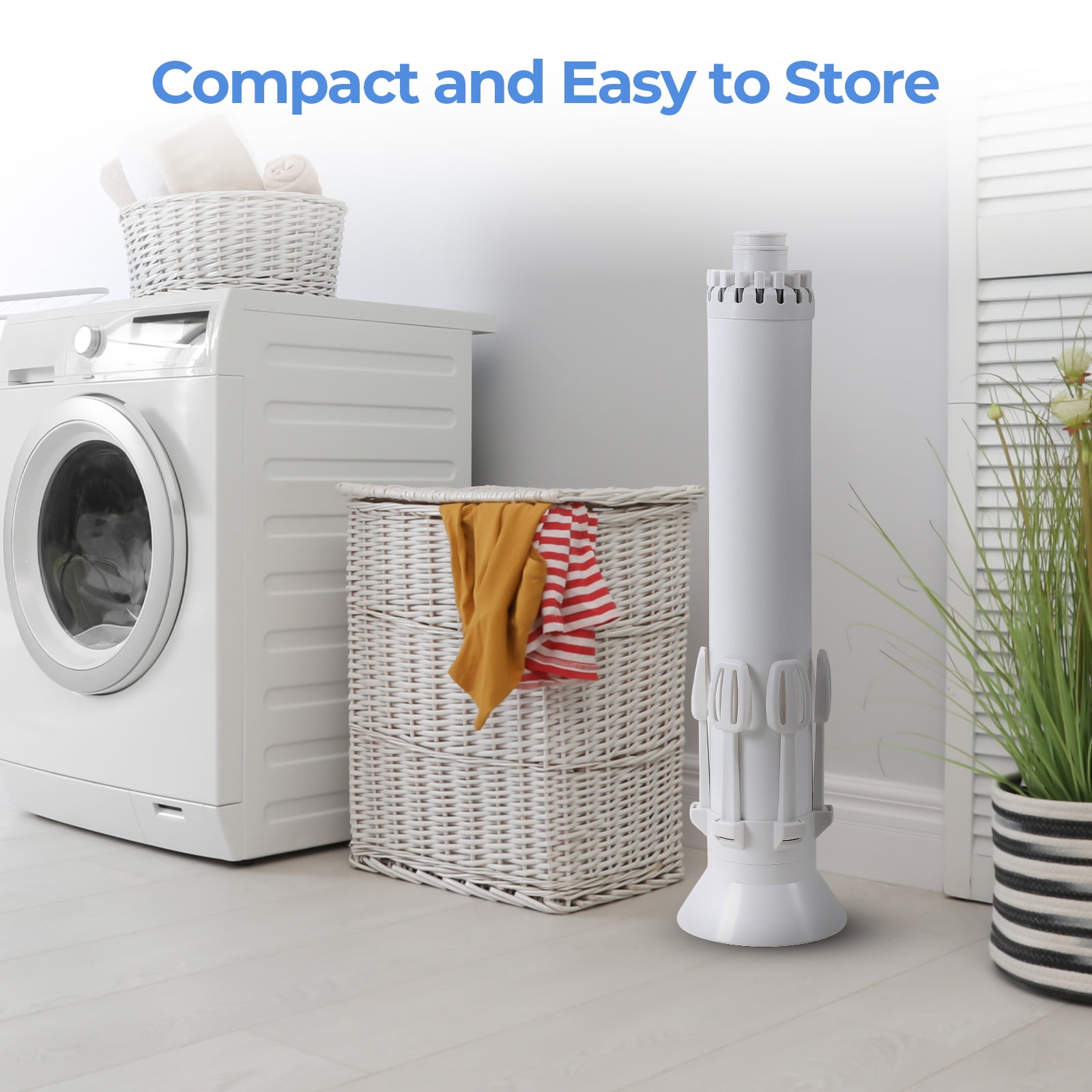 3 Tier Clothes Drying Rack Foldable,Portable Laundry Drying Rack with 4 ...