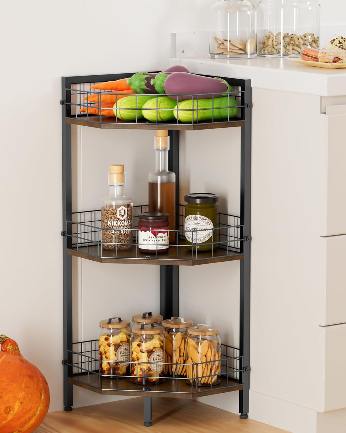 3 Tier Corner Shelf Stand, 31