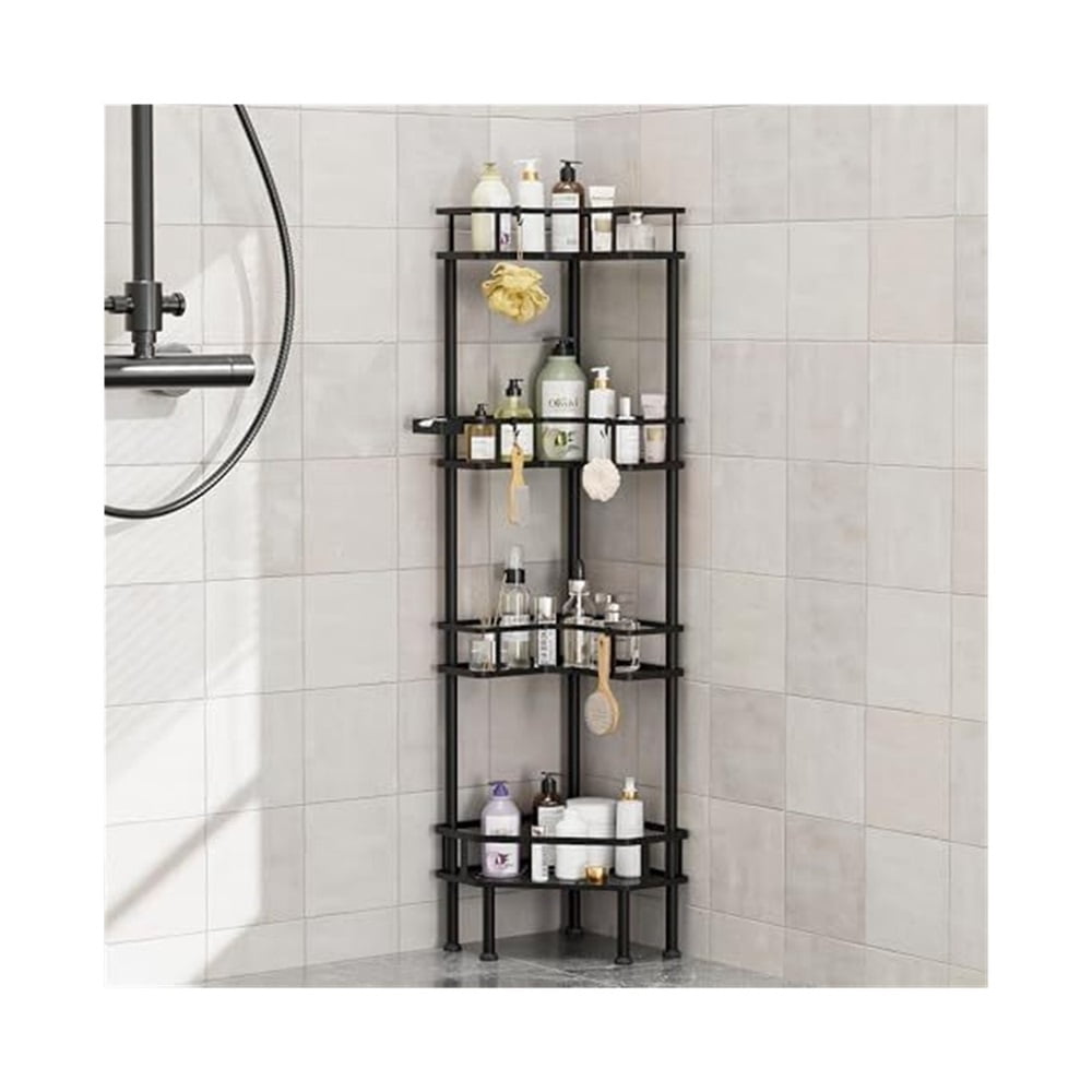 3-Tier Corner Shower Caddy - No Drill, Adhesive, Metal Stand - Walmart.com