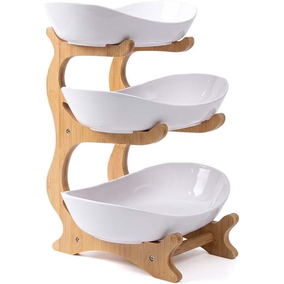 3 Tier Countertop Fruit Basket Organizer, Kitchen Countertop Organizer ...