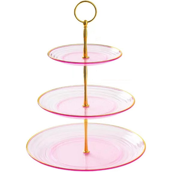3-Tier Cupcake Stand, Dessert Cupcake Stand, Plastic Stand For Cupcakes ...