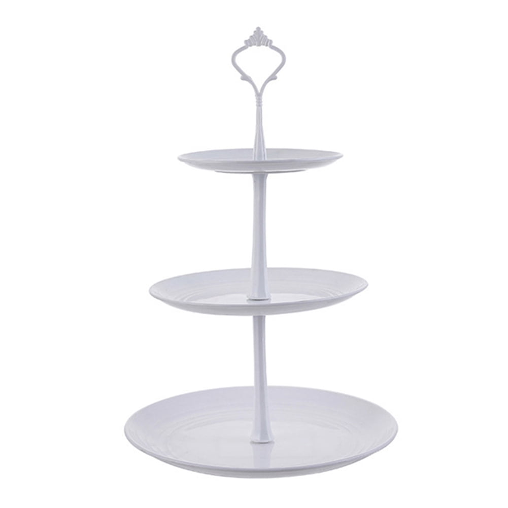 3-Tier Dessert Stand Fruit Tray Dessert Rack Afternoon Refreshment ...