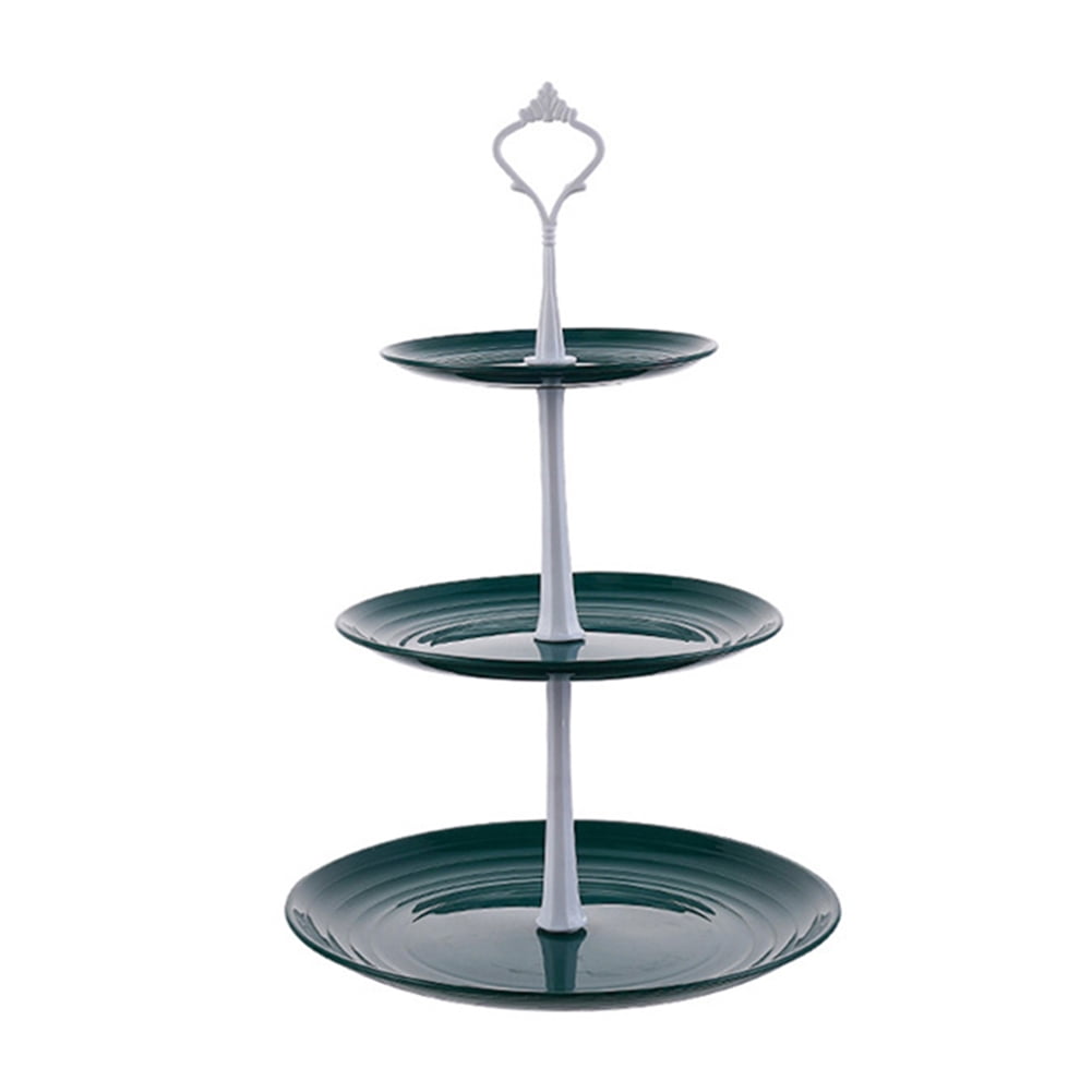 3-Tier Dessert Stand Fruit Tray Dessert Rack Afternoon Refreshment ...