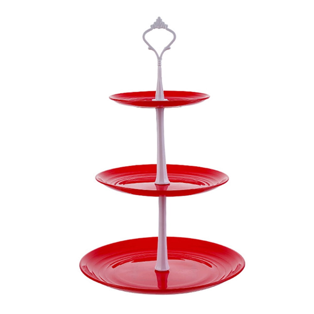 3-Tier Dessert Stand Fruit Tray Dessert Rack Afternoon Refreshment ...
