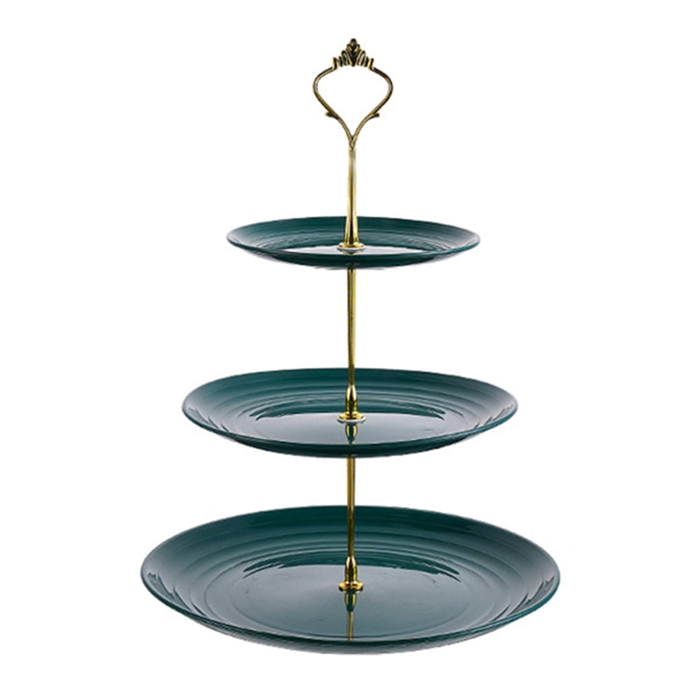 3-Tier Dessert Stand Fruit Tray Dessert Rack Afternoon Refreshment ...