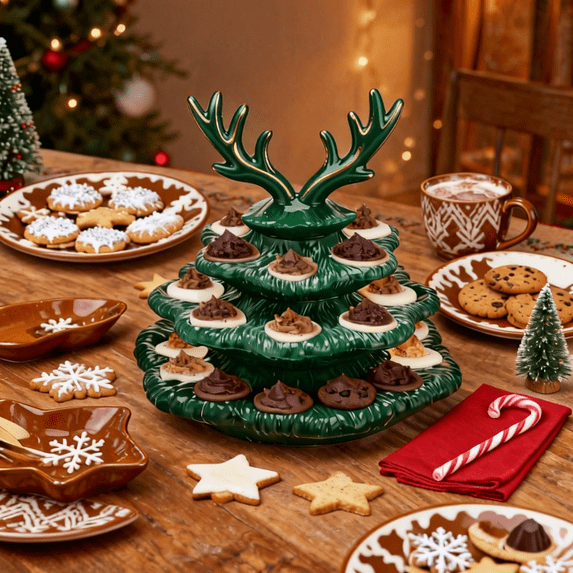 3 Tier Deviled Egg Tree, Christmas Tree Deviled Egg Holder, Deviled Egg ...