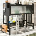 3-Tier Dish Drying Rack, 33.5" Over Sink Dish Rack for Small Kitchen ...