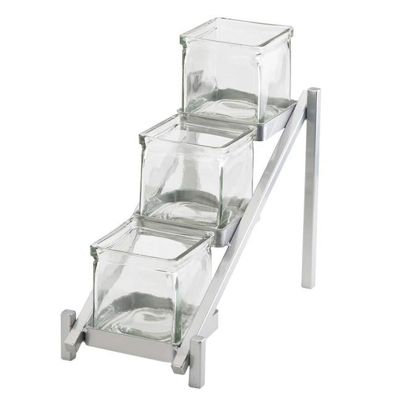 3-Tier Display Jar, Silver - 6.25 x 13.25 x 11.375 in. - Walmart.com