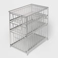 3 Tier Drawer Organizer - Steel Multi-Compartment, Under Sink Bathroom ...