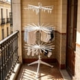 3 Tier Drying Rack — 70.03 Inch Laundry Rack With 24 Sock And Rotating ...