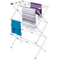 3 Tier Expandable Collapsing Foldable Laundry Rack White - Walmart.com