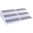 3–Tier Expandable Plastic Spice Rack - Adjustable Length, Stability ...