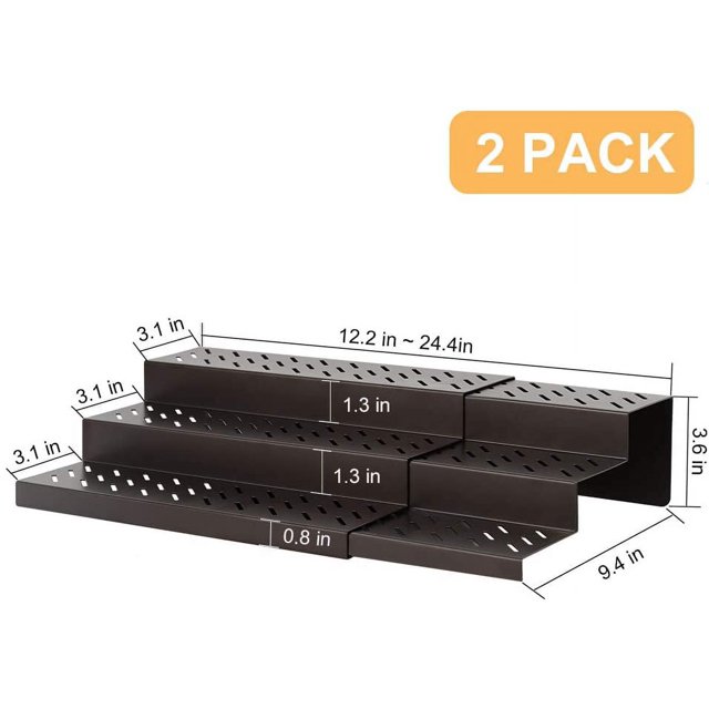 3 Tier Expandable Spice Rack,Expanding Spice Rack,Expandable Ladder ...