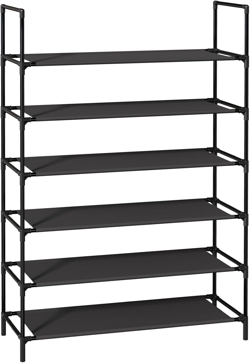 3-Tier Fabric Shoe Rack - Sturdy Stackable Organizer for Closet ...