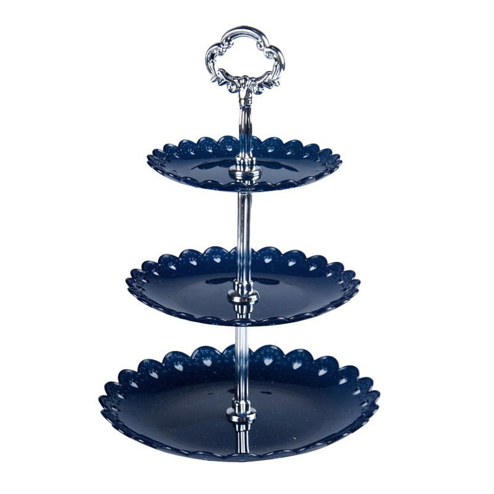 3-Tier Fruit Dessert Stand Rack Cake Display Plate Tray Wedding ...