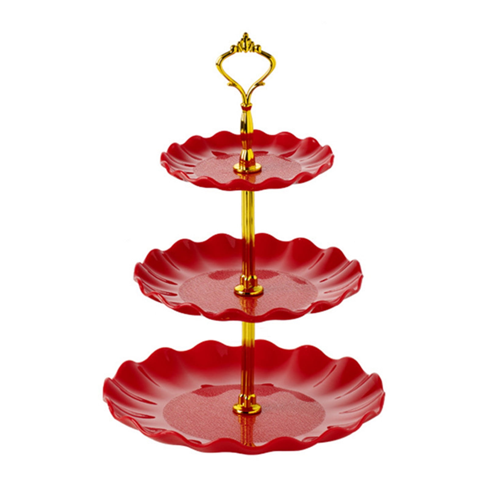 3-Tier Fruit Tray, Nut Dried Fruit Display Stand, for Kitchen Counter ...