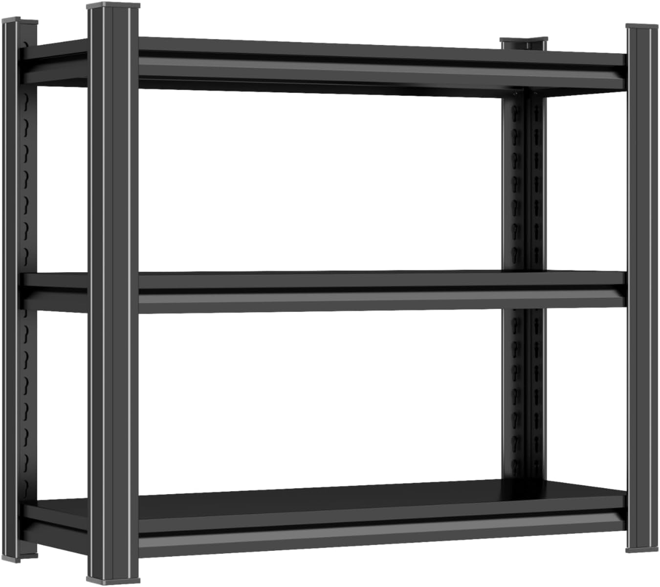 3-Tier Garage Shelving Heavy Duty，31.5" H Metal Shelving Unit for, 1650 ...