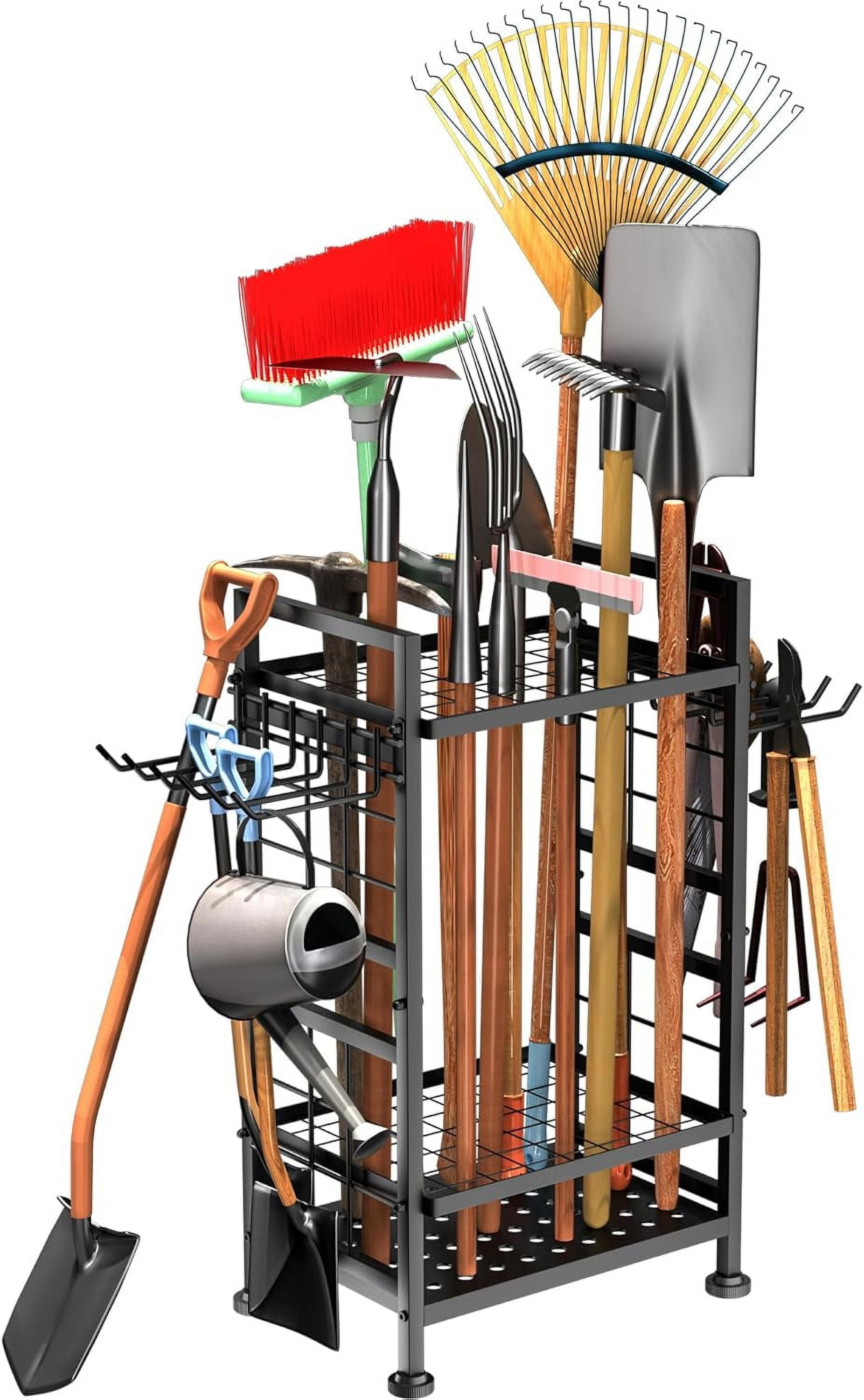 3 Tier Garden Tool Organizer, Garage Storage and Organization, Metal ...