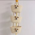 3-Tier Hanging Cotton Rope Storage Baskets, Cute Cartoon Organizer for ...