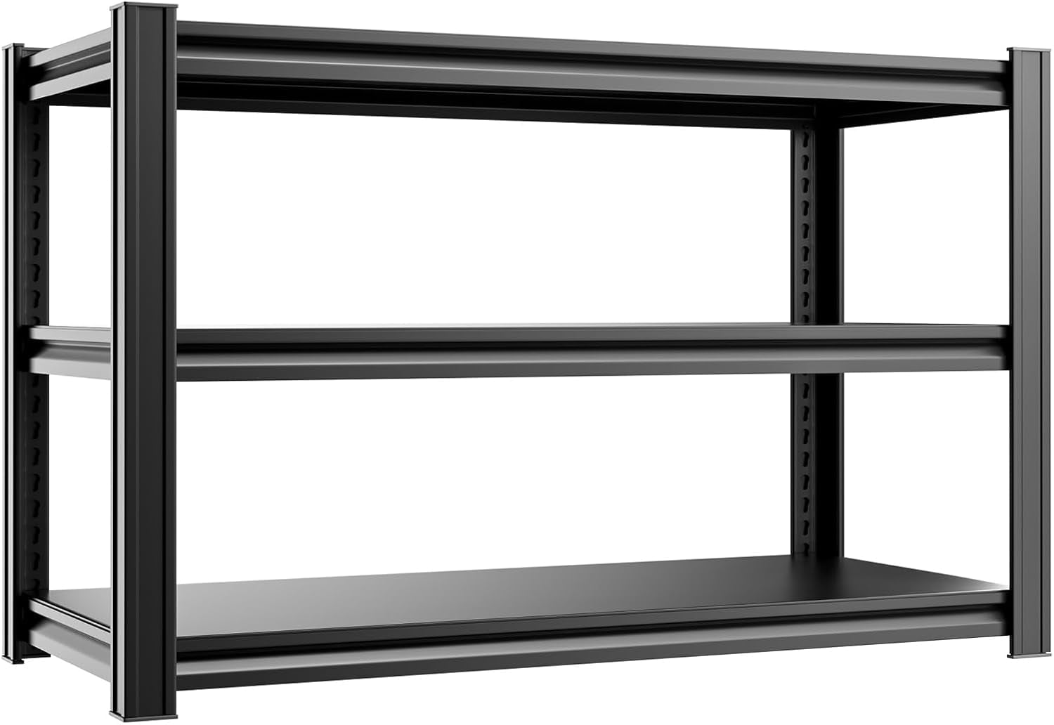 3-Tier Heavy Duty Adjustable Garage Storage Shelves, 48" W x 17.7" D x ...