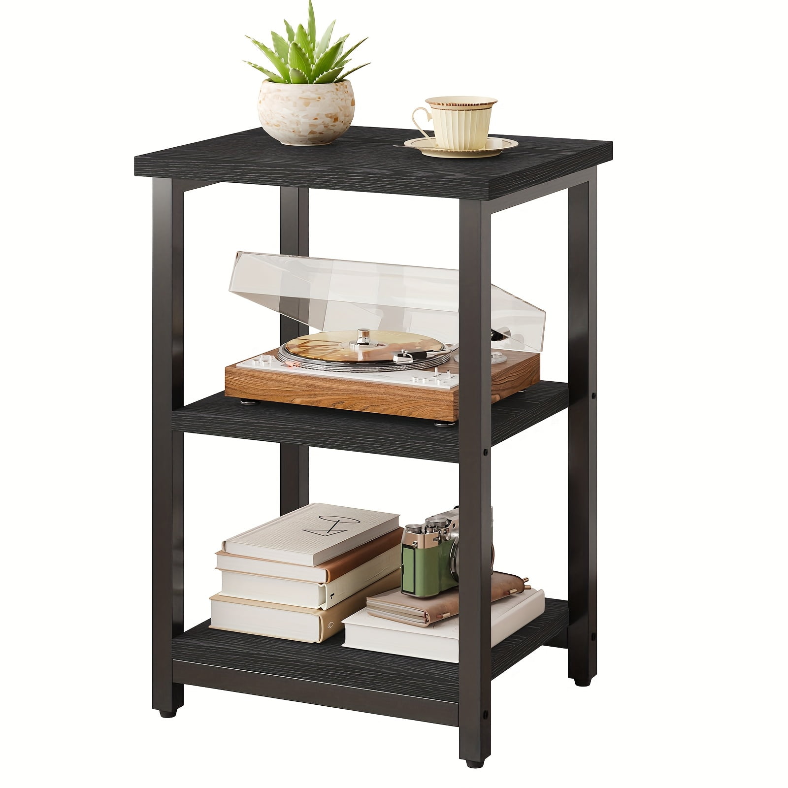 3-Tier Heavy Duty Side Table - Modern English Minimalist design, Space ...