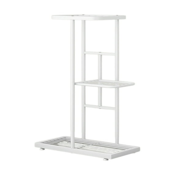 3 Tier Iron Plant Stand with Multi-Layer Design, Space-Saving Indoor ...
