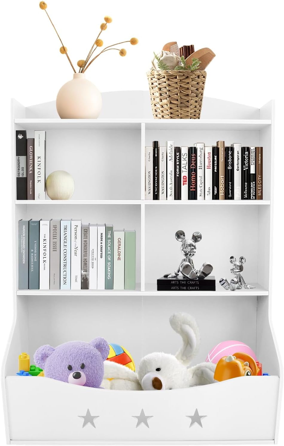 3 Tier Kids Bookshelf, Book Rack for Book Toy Storage Organizer ...