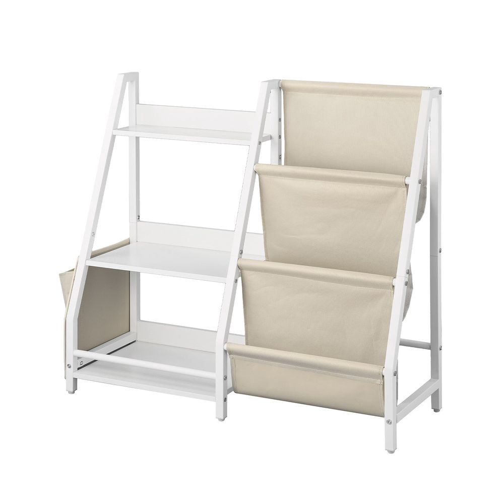 3-Tier Kids Bookshelf, Toy Storage Organizer for Toddler, Book Shelf ...