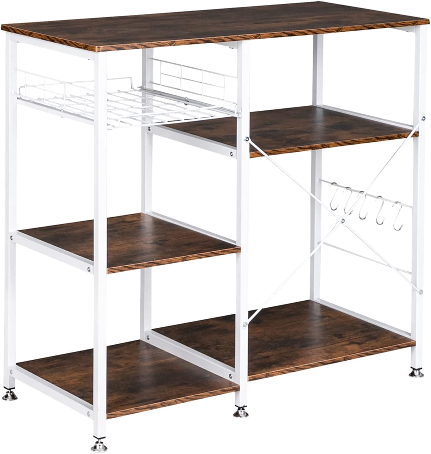 3-Tier Kitchen Baker's Rack Utility Microwave Oven Stand Storage Cart ...