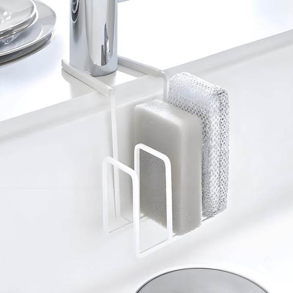 3-Tier Kitchen Sponge Rack, Space Saving Sink Organizer with Fast ...