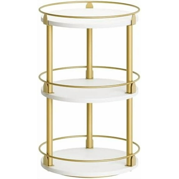 3-Tier Lazy Susan, Rotating Spice Rack, Spinning Organizer, Industrial ...