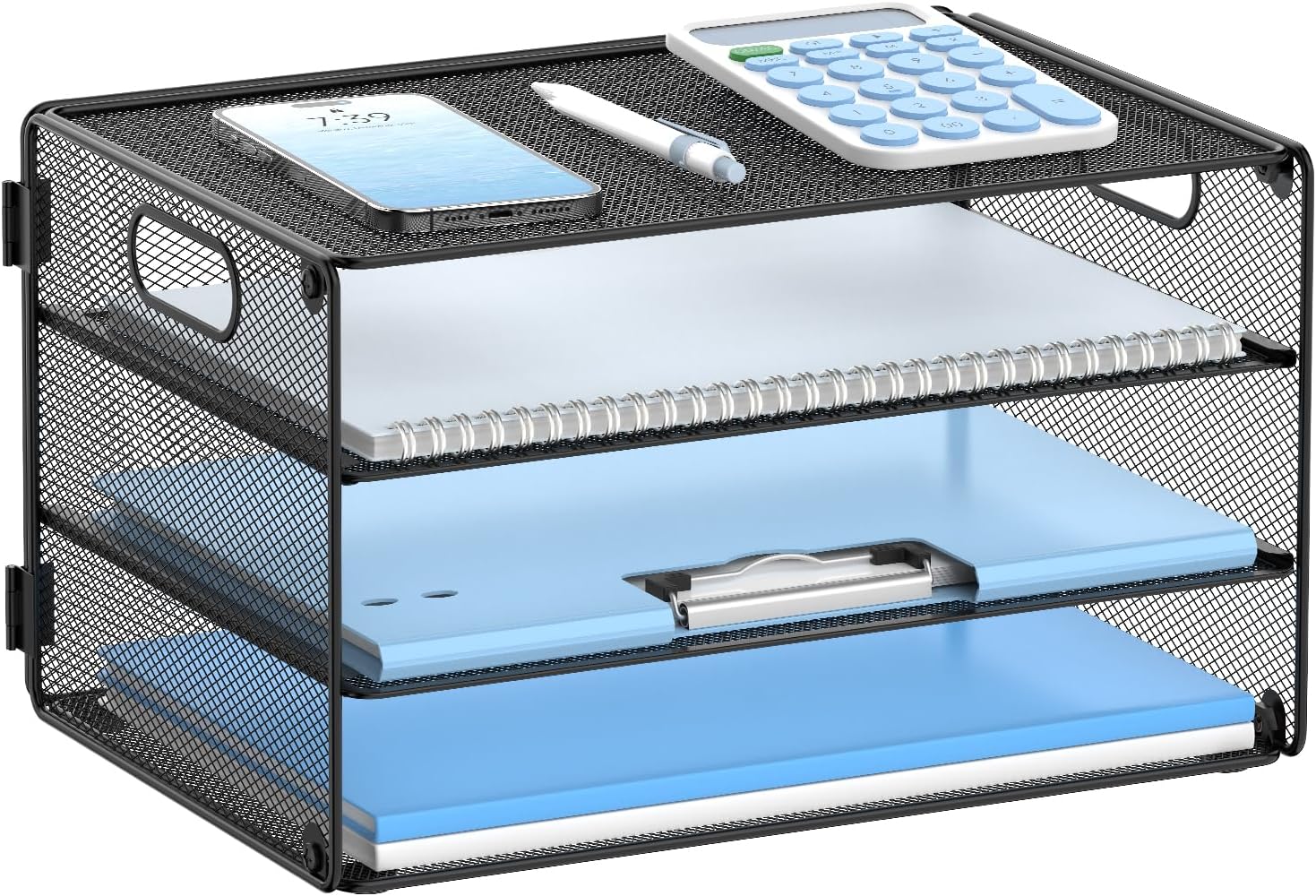 Natwind Office Paper Organizer for Desk Desktop Organizer File Holder ...