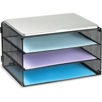 Officemate Plastic Office Desk Document Sorter, Desktop File Organizer ...