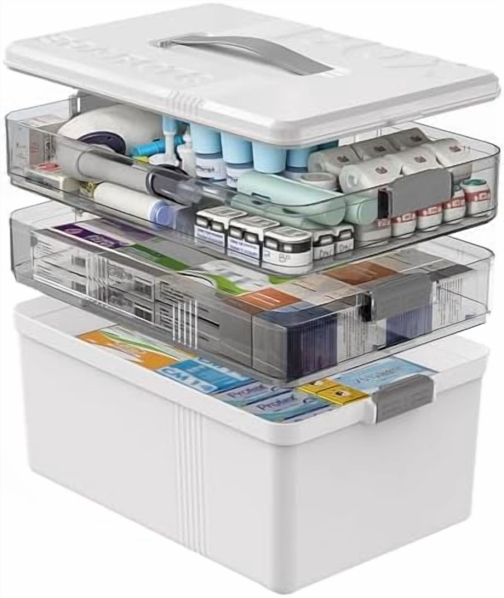 3 Tier Medicine Cabinet Organizer Large Capacity Medicine Organizer ...