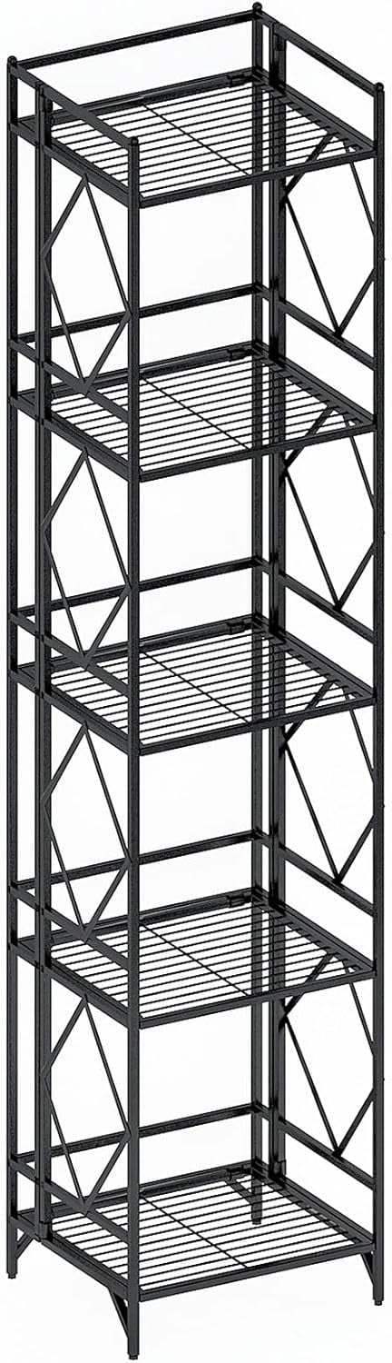 3-Tier Metal Storage Rack, Adjustable Garage Shelving Metal Shelving ...