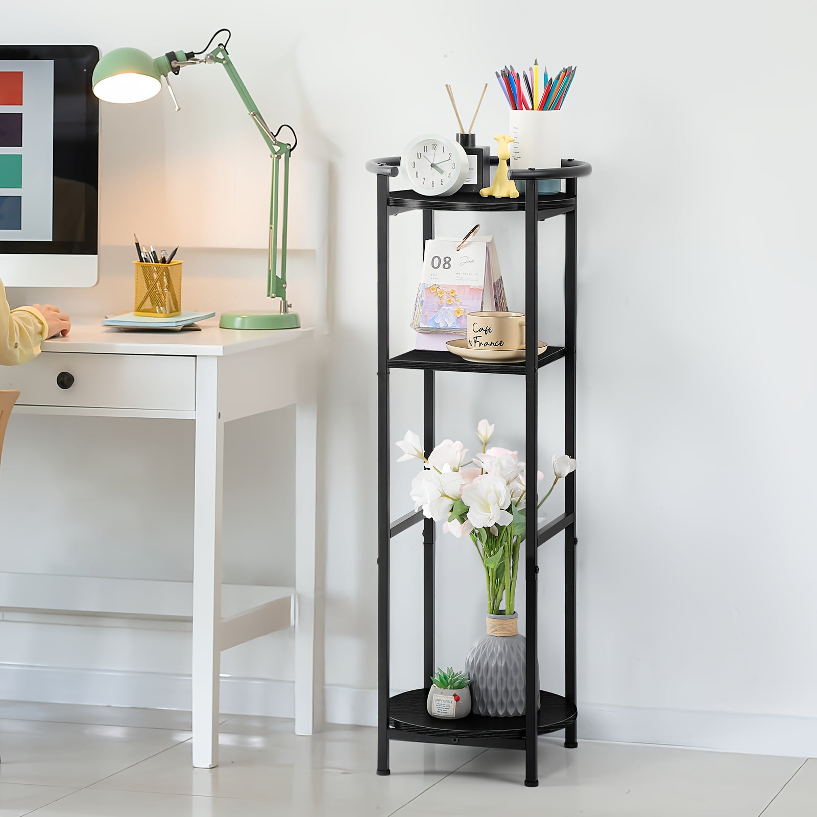 3-Tier Metal Water Dispenser Rack - Heavy-Duty Floor Storage Organizer ...