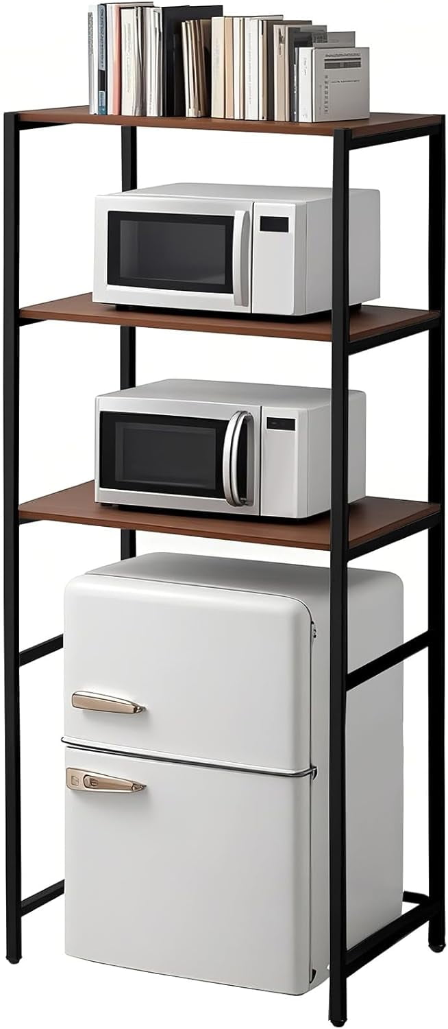 3 Tier Mini Fridge Stand with Storage for Dorm,Over Mini Fridge ...