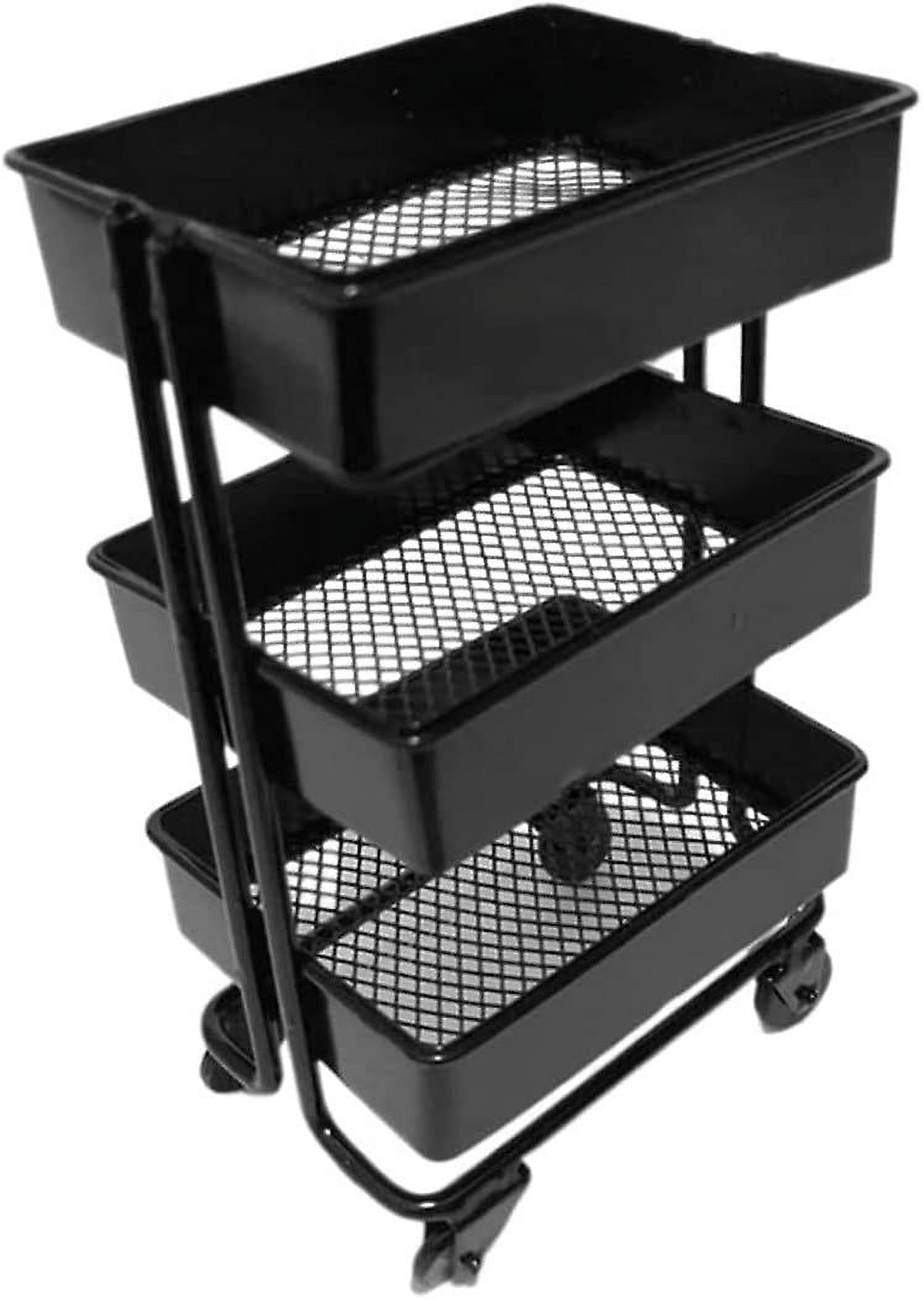Dasbsug 3 Tiers Mini Trolley Storage Rack Collection Accessories ...