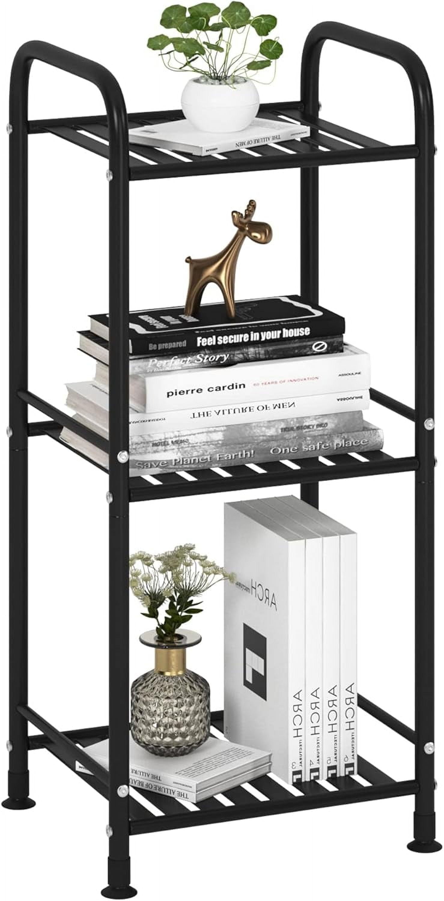 3 Tier Narrow Bathroom Shelving Unit, Kitchen Storage Rack Organizer ...