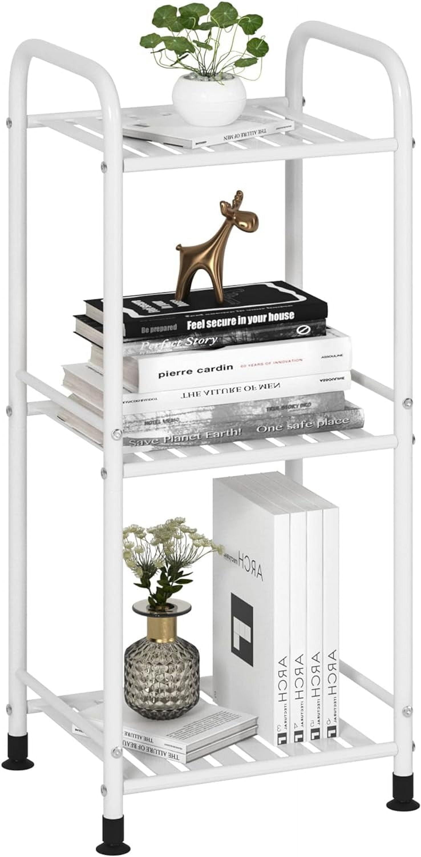 3 Tier Narrow Bathroom Shelving Unit, Kitchen Storage Rack Organizer ...
