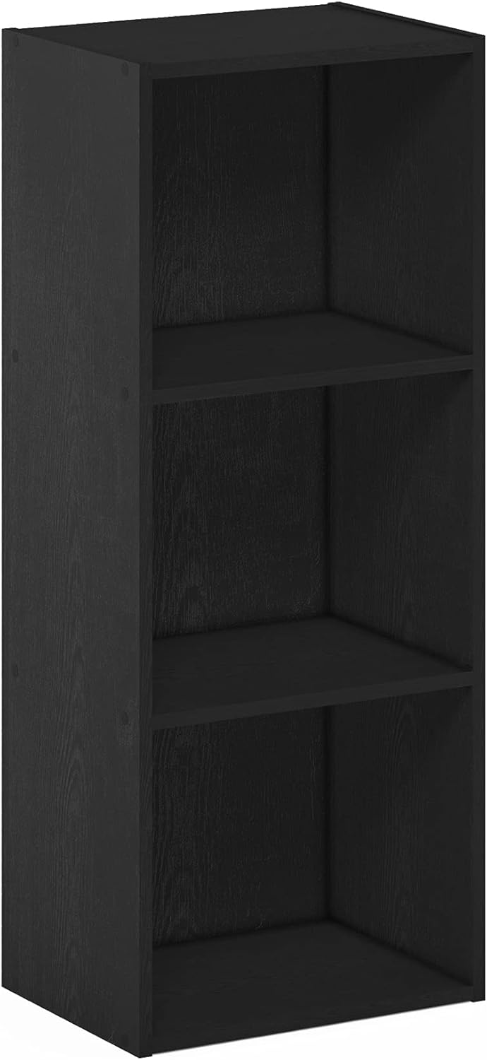 3-Tier Open Shelf Bookcase, White/Light Blue 11003WH/LBL - Walmart.com