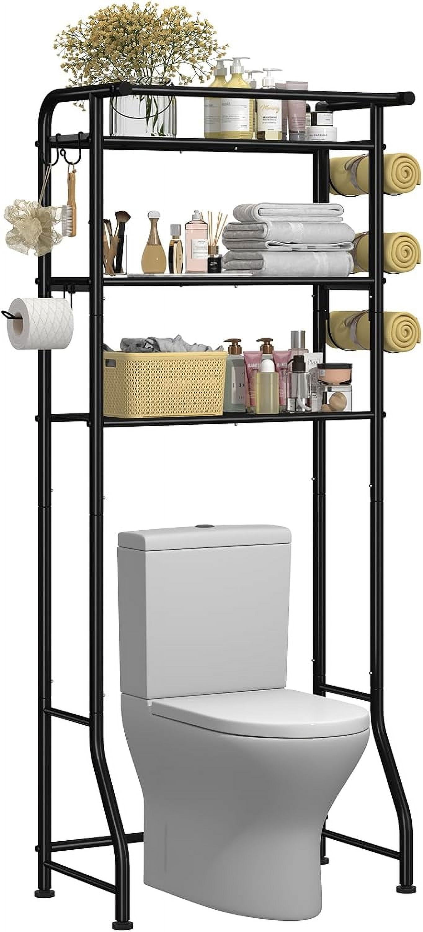 3 Tier Over The Toilet Rack, Shelf Bathroom, Bathroom Stand Organizer ...