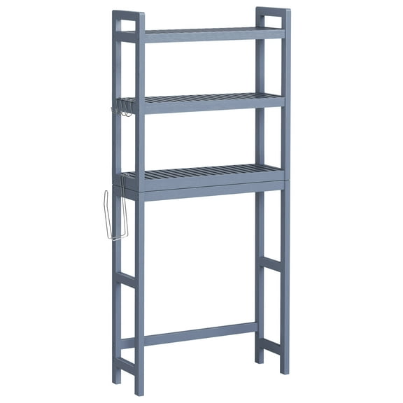 Over The Toilet Storage, 3-Tier Bamboo Over Toilet Rack Bathroom ...