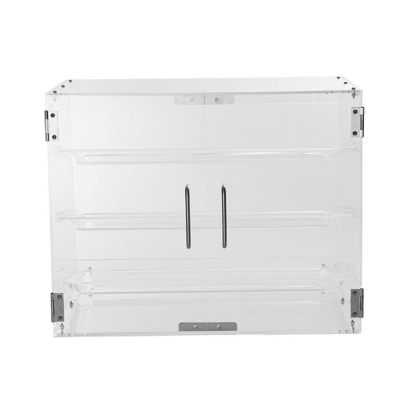 3-Tier Pastry Display Case with Removable Shelves - Acrylic Bakery ...