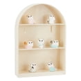 3-Tier Plastic Wall-Mounted Action Figures Display cases Dustproof ...