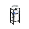 SUFAUY 3-Tier Printer Stand, Metal Shelving Unit for Under Desk with ...