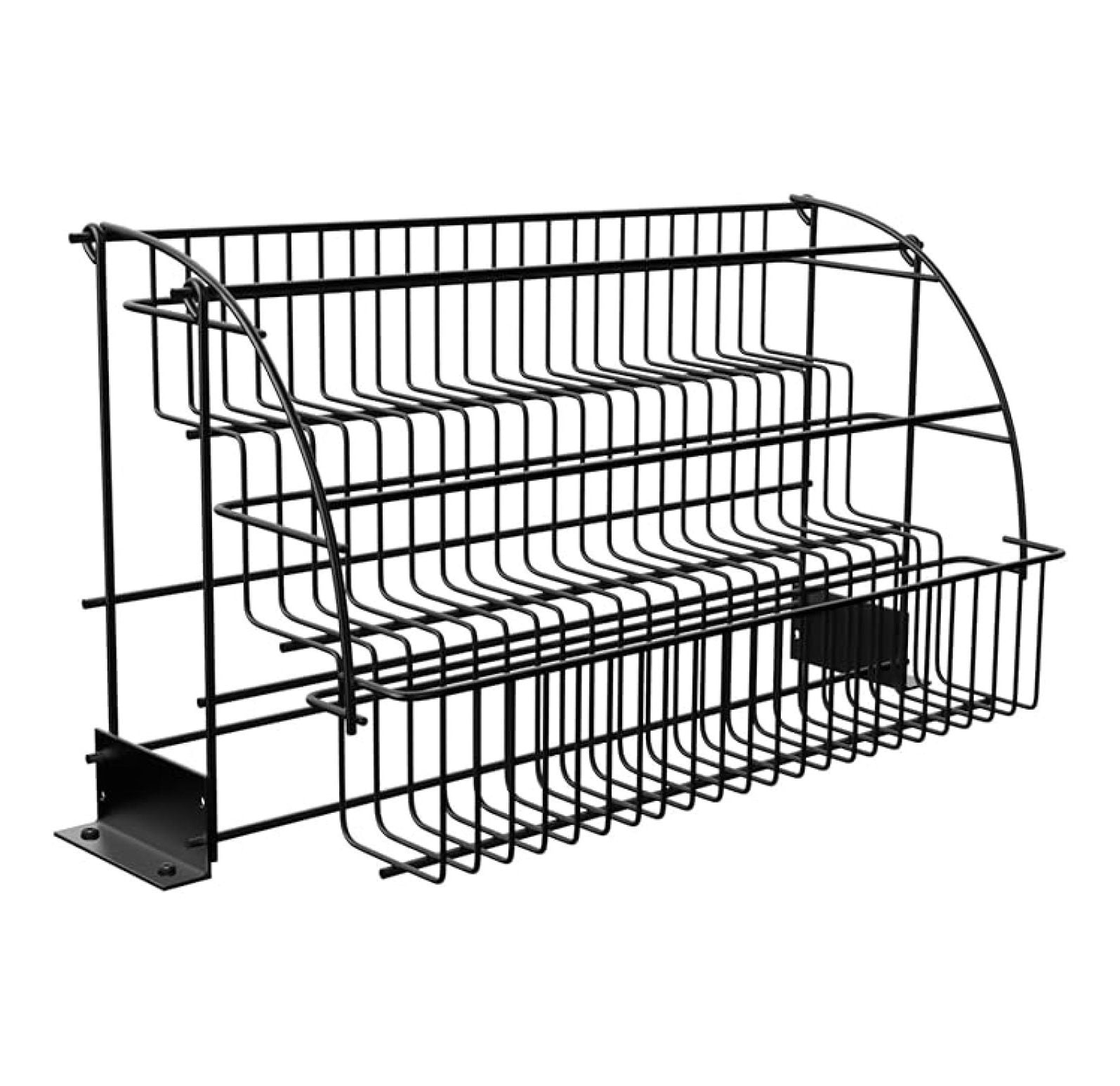 3-Tier Pull Down Spice Rack, Step Storage Holder Cabinet Holds ...