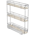 3-Tier Pull Out Cabinet Organizer Spice Rack for Narrow Cabinet 6in W x ...