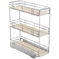 3-Tier Pull Out Cabinet Organizer Spice Rack for Narrow Cabinet 8in W x ...
